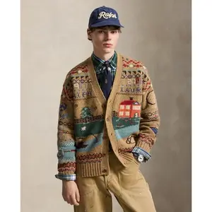 Ralph Lauren Relaxed Fit Scenic Wool Cardigan