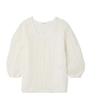 BY MALENE BIRGER Mikala Organic Linen-gauze Blouse