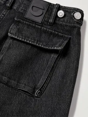 Coperni High-rise Wide-leg Cargo Jeans