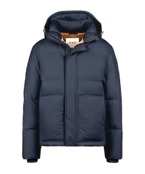 TOD'S Hooded Padded Down Jacket - Blue