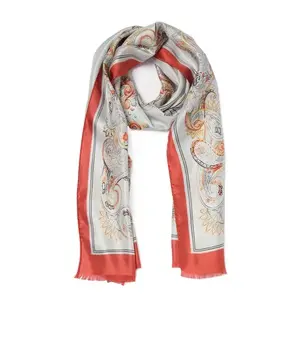Etro Floral Paisley Motif Scarf