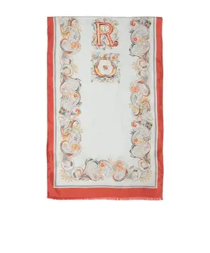 Etro Floral Paisley Motif Scarf