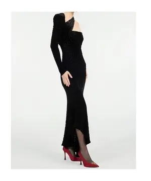 Roberto Cavalli Asymmetric One-shoulder Dress