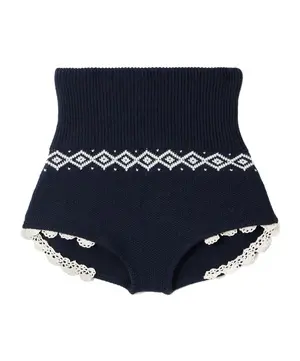 Magda Butrym Ribbed Wool-jacquard Shorts