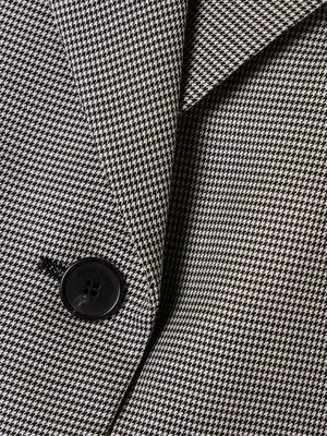 ANINE BING Sara Houndstooth Wool-blend Blazer - No