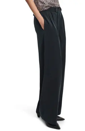 Rag & Bone Shania High Waist Wide Leg Pleated Pants