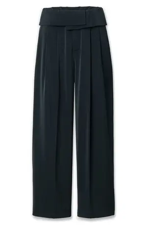 Rag & Bone Shania High Waist Wide Leg Pleated Pants