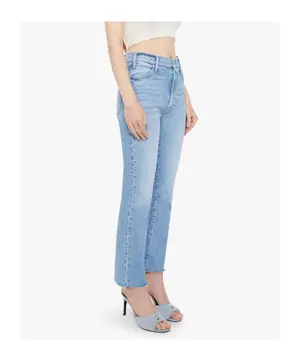 MOTHER The Hustler Frayed-hem Jeans