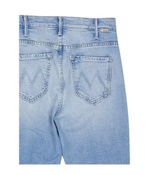 MOTHER The Hustler Frayed-hem Jeans