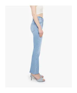 MOTHER The Hustler Frayed-hem Jeans
