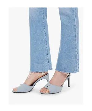 MOTHER The Hustler Frayed-hem Jeans