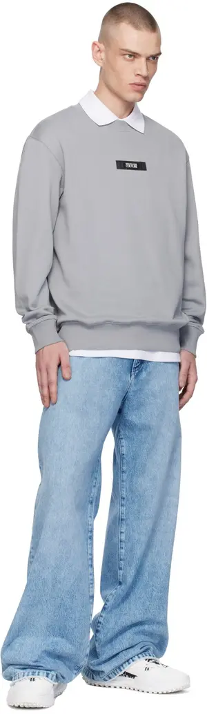 Versace Logo-patch Sweatshirt
