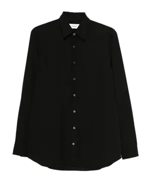 LARDINI Button-up Shirt - Black