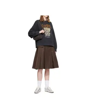GANNI Isoli Oversized Teddy Sweatshirt