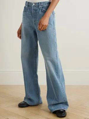 FRAME The Loose Low-rise Wide-leg Jeans - No