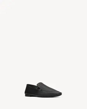 Saint Laurent Logo-plaque Loafers