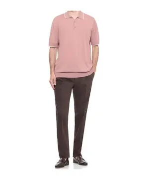 Incotex Belted Cotton Pants