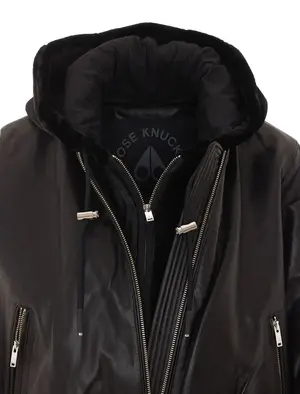 Moose Knuckles Zip-up Hooded Jacket