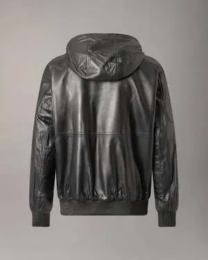 Moose Knuckles Neo Bunny Leather Jacket
