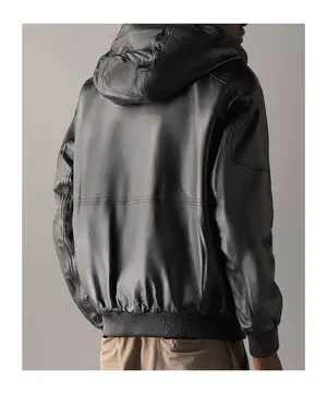 Moose Knuckles Neo Bunny Leather Jacket