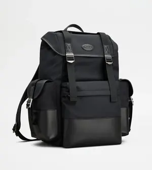 TOD'S Drawstring Flap Backpack