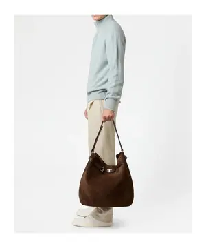 TOD'S Tim Medium Hobo Shoulder Bag