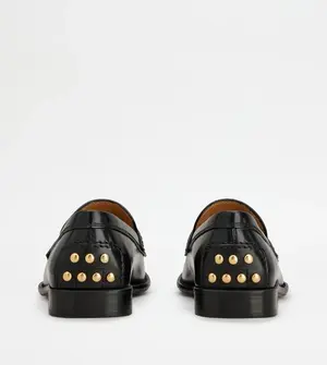 TOD'S Dots Round-toe Loafers