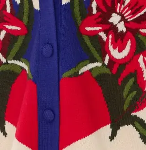 Farm Rio Long-sleeve Knit Cardigan