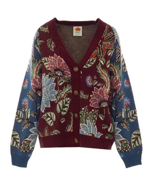 Farm Rio Long-sleeve Knit Cardigan