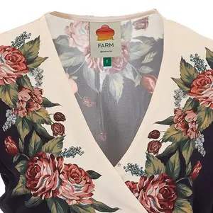 Farm Rio Wrap Floral Blouse