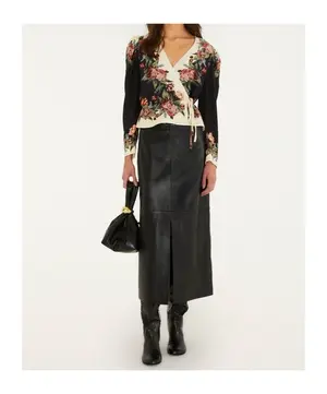 Farm Rio Wrap Floral Blouse