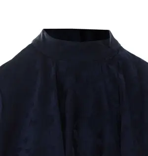Sea Lace-trimmed Jacquard Shirt