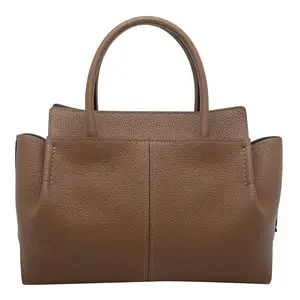 TOD'S Logo Debossed Tote Bag