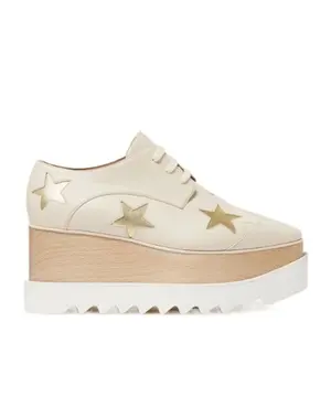Stella McCartney Elyse Star Platform Lace-up Shoes