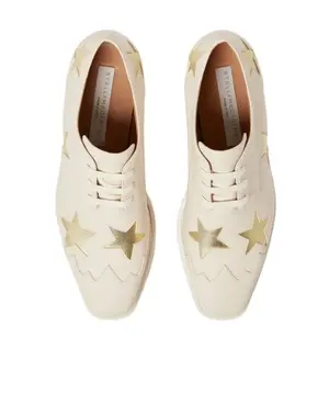 Stella McCartney Elyse Star Platform Lace-up Shoes