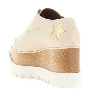 Stella McCartney Elyse Star Platform Lace-up Shoes