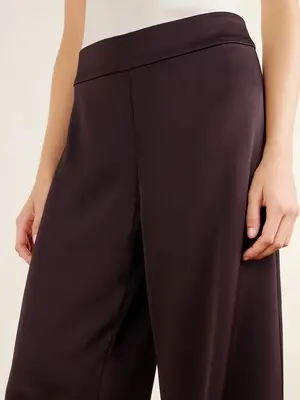 Johanna Ortiz Satin Wide-leg Pants - No