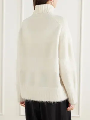 JOSEPH Brushed Knitted Turtleneck Sweater