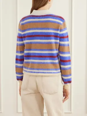 Guest In Residence Brushed Cashmere Polo Sweater