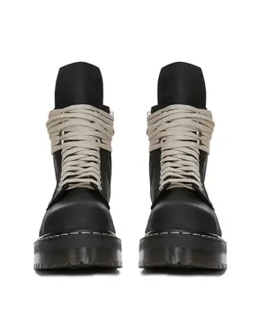 DR. MARTENS X RICK OWENS Round-toe Short Boots