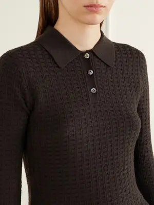 Guest In Residence Cashmere Polo Sweater