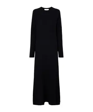 Arch4 Cashmere And Silk-blend Maxi Dress - Black