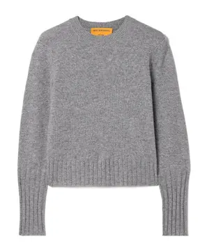 Guest In Residence Solid-color Cashmere Sweater - Grey