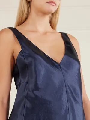 Maria Mcmanus Draped Satin Cami