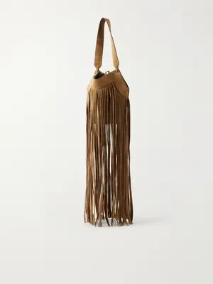 Khaite Lotus Fringed Leather Tote
