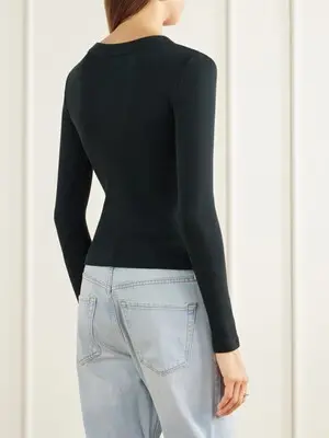 Citizens Of Humanity Ribbed Stretch Henley Top