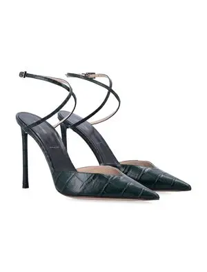 TOM FORD Croc-effect Leather Pumps
