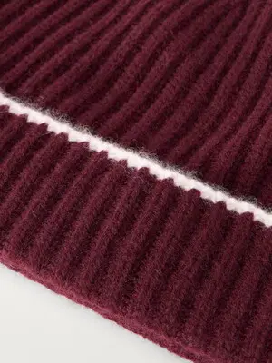 Arch4 Ribbed Cashmere Beanie
