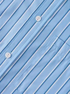 Matteau Striped Organic Cotton-poplin Shirt
