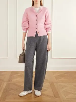 Guest In Residence Cashmere-blend Barrel-leg Pants